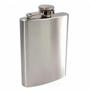 Flasque inox 4oz 105 UK Hip Flasks, format compact